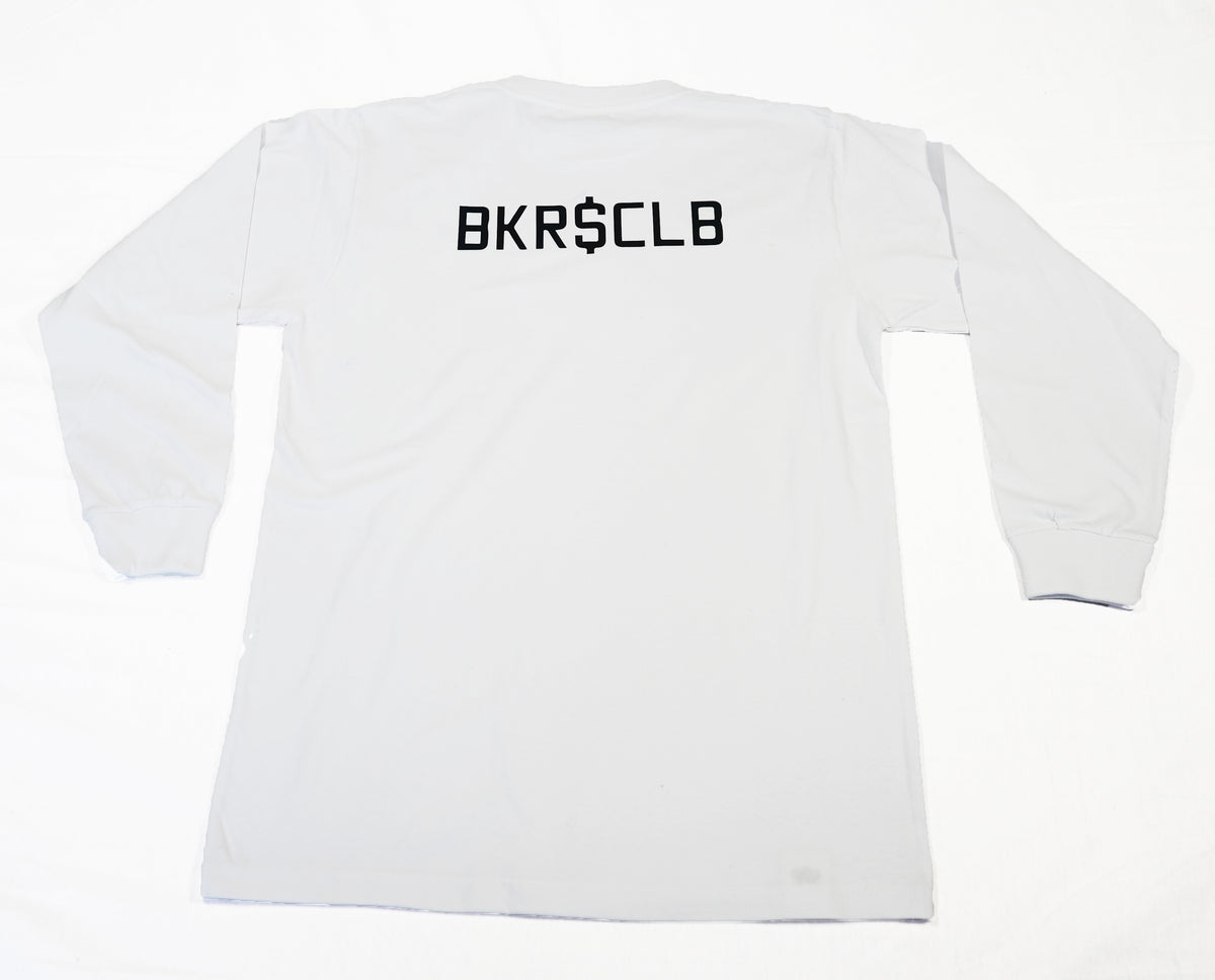 CLUB FLAG Longsleeve | White – BKRSCLB STORE